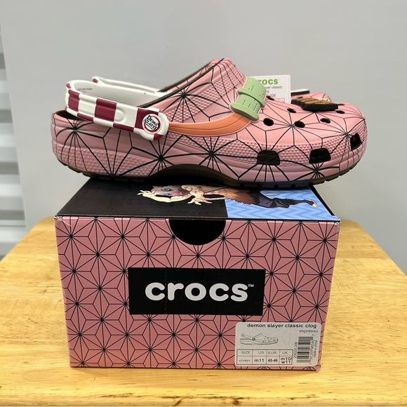 CROCS | Shoes | Crocs Demon Slayer Classic Clogs Us Sz 1m Nezuko In ...